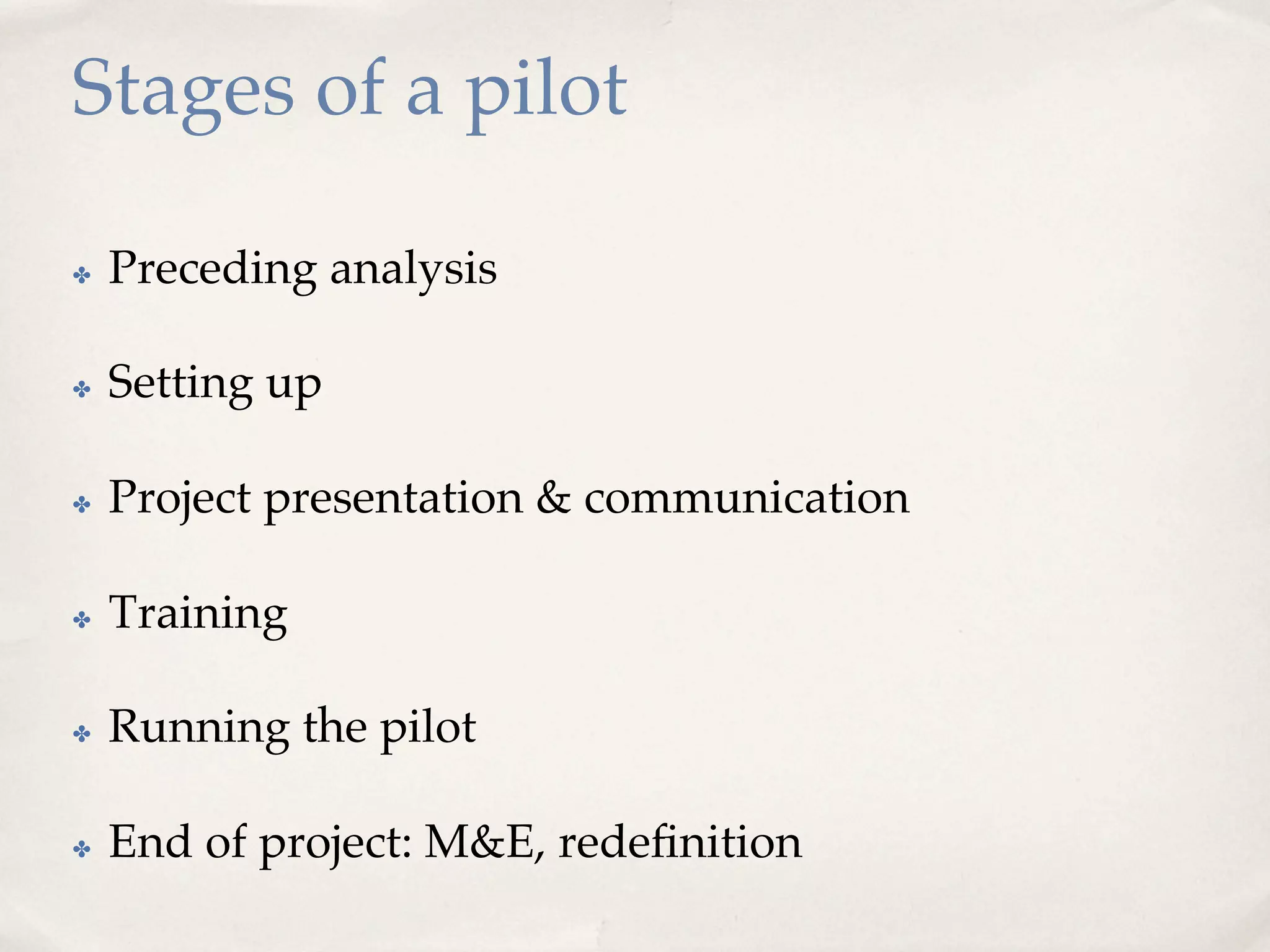 ICT in education: Setting criteria for the pilot schools | PPT