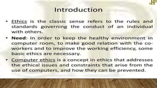 Cyber ethics a Cyber technology - living in the it era | PPT