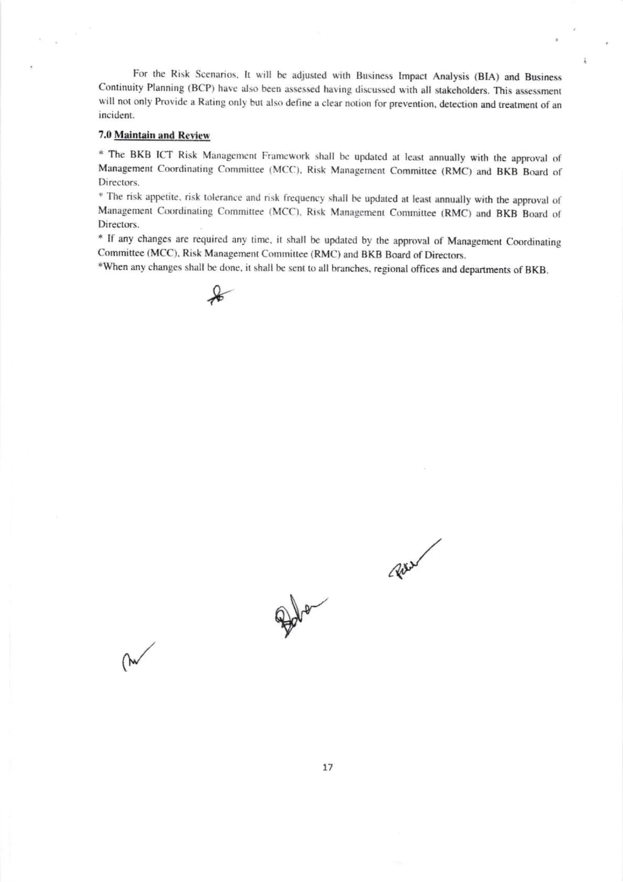 Krishi Bank ICT-Risk Management guideline | PDF