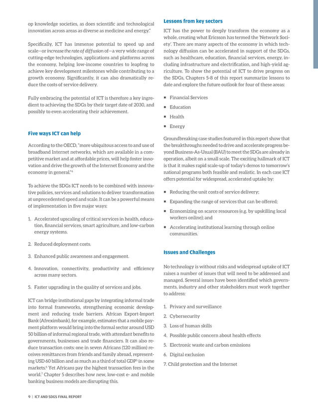 ICT & SDGs | PDF | Internet | Computing