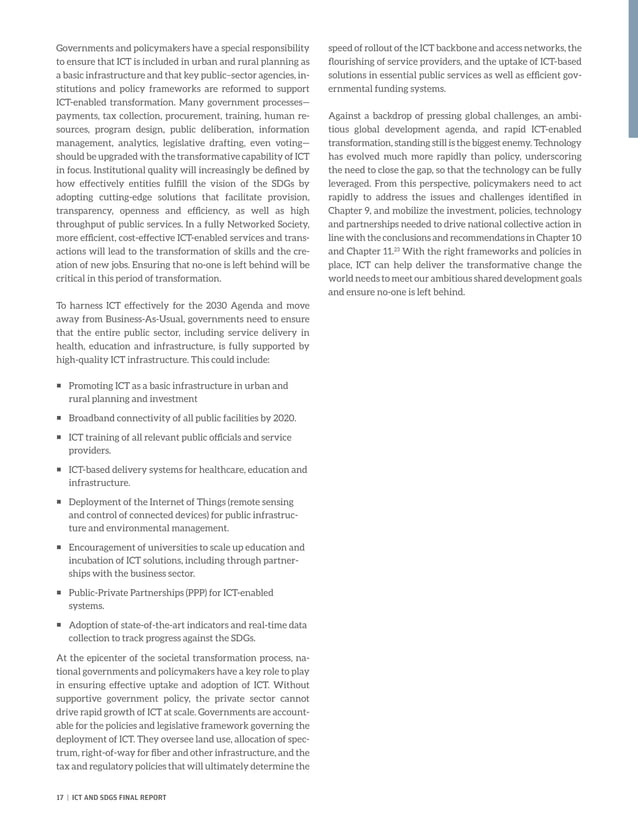 ICT & SDGs | PDF