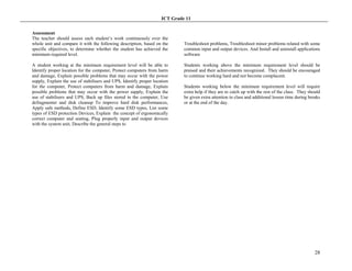 ICT - Syllabus - Grade 11.pdf for grade 11 STEM | PDF