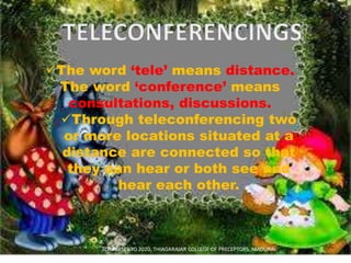 TELECONFERENCING AND MOBILE LEARNING | PPT
