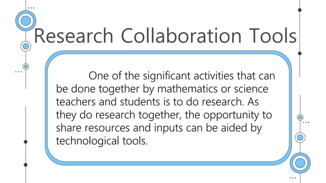ICT-Tools-for-Collaboration-and-Sharing.pptx | Web Conferencing | Computer Software and Applications