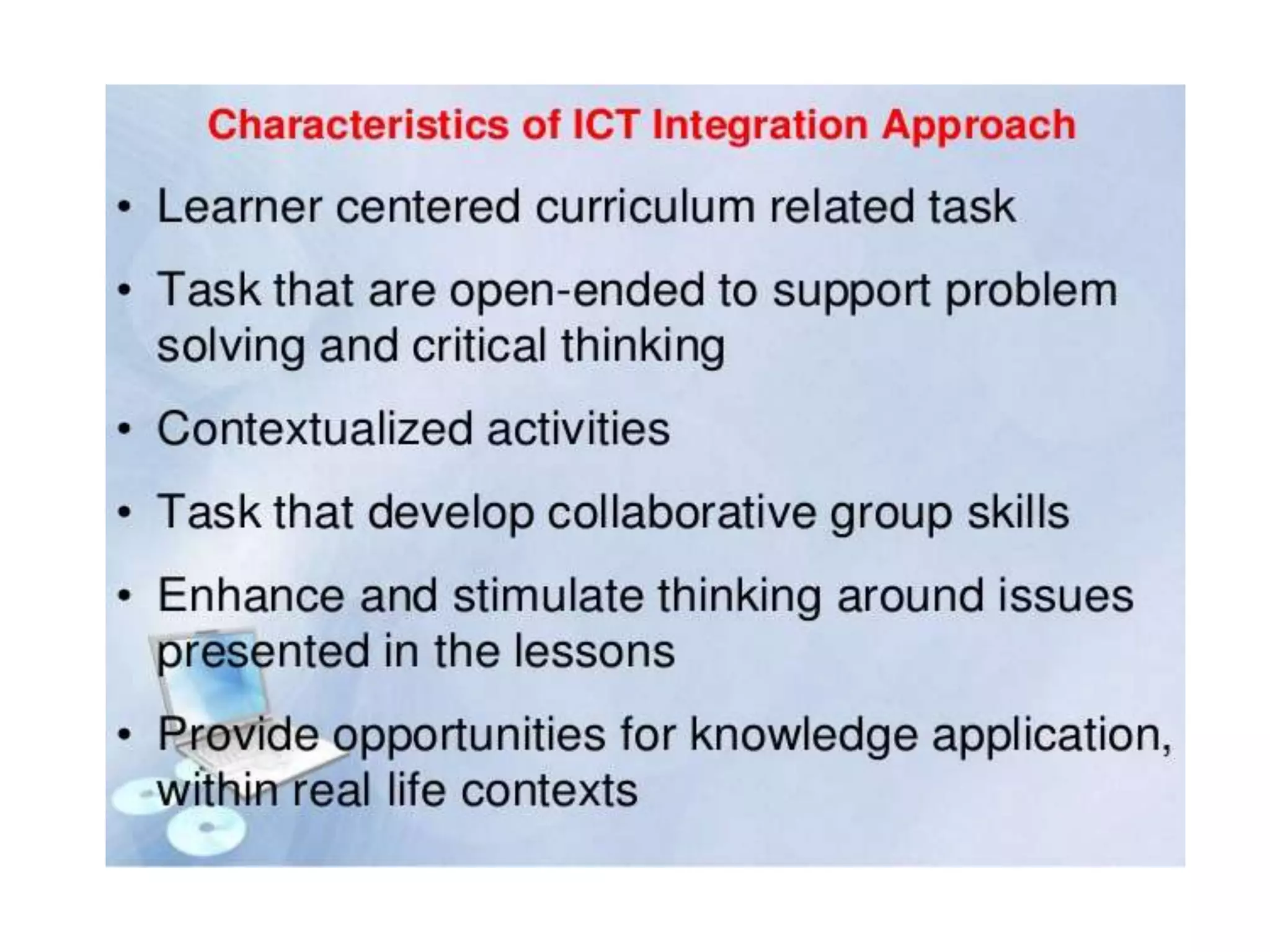 Information and Communication Technology In Education | PPTX