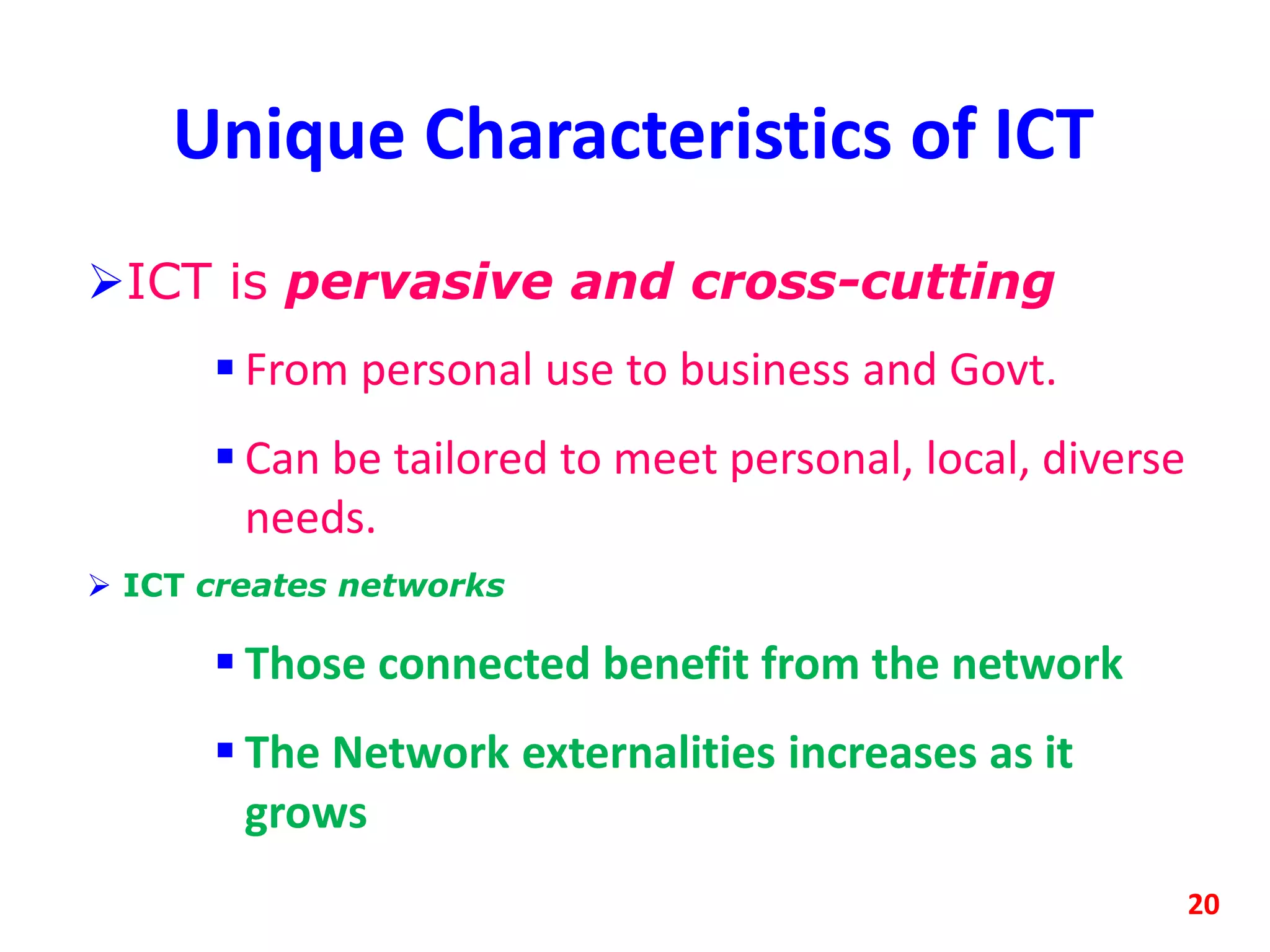 Information and Communication Technology In Education | PPTX