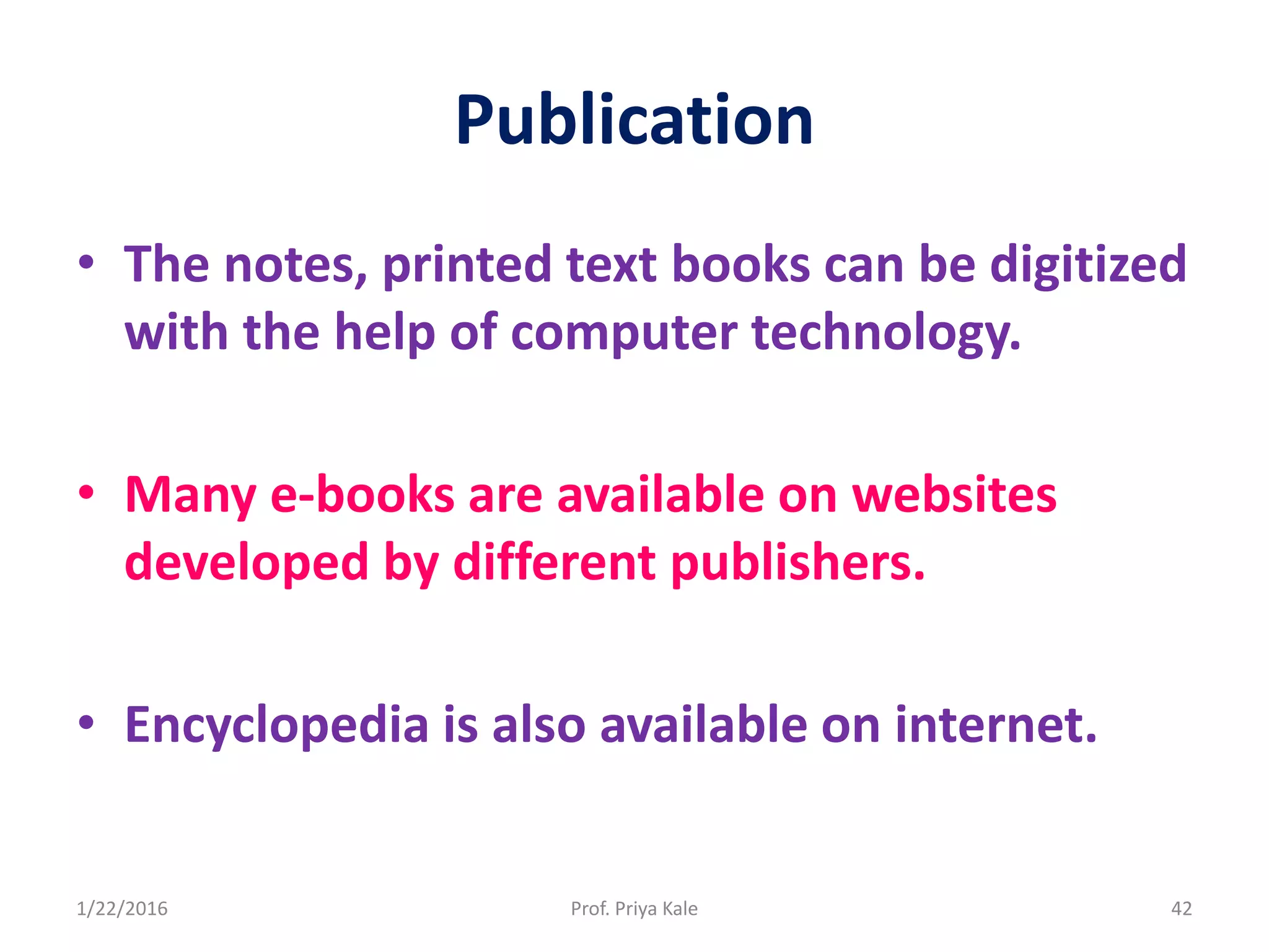 Information and Communication Technology In Education | PPTX