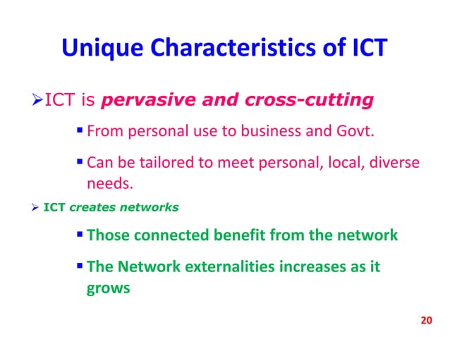 Information and Communication Technology In Education | PPTX