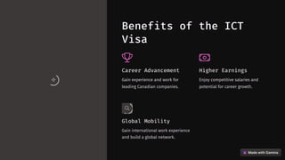 ICT Visa Canada: Your Pathway to Seamless Business Mobility | PDF