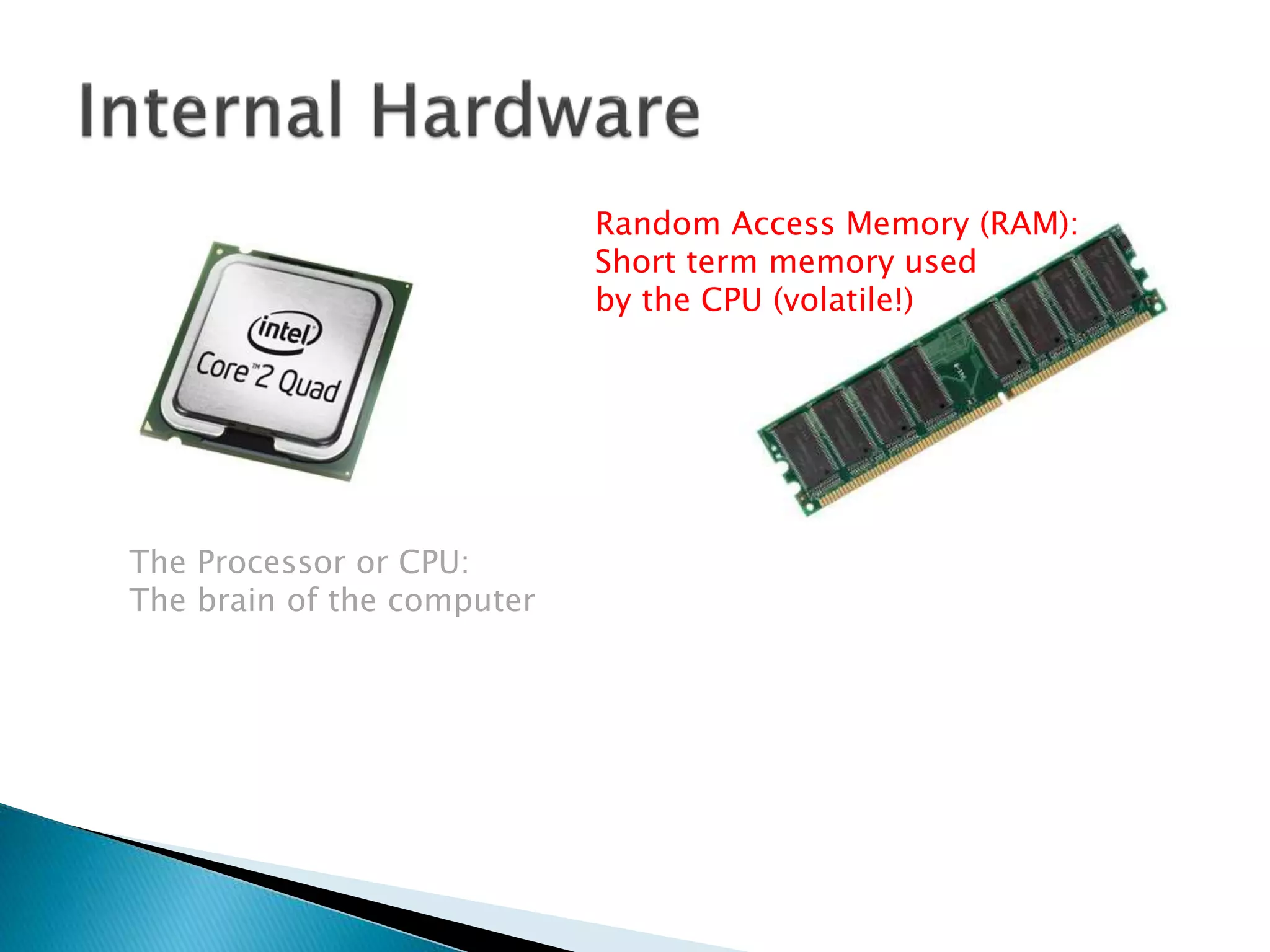 ICT for Beginners - session 2 (C&G 4249 iTQ) - Inside a PC | PPTX ...