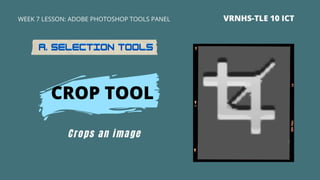 ADOBE PHOTOSHOP TOOLS PANEL | PPTX