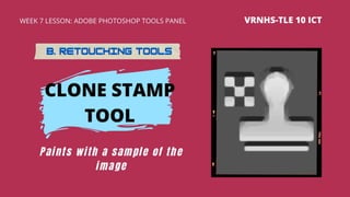 ADOBE PHOTOSHOP TOOLS PANEL | PPTX
