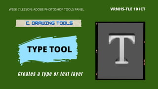 ADOBE PHOTOSHOP TOOLS PANEL | PPTX