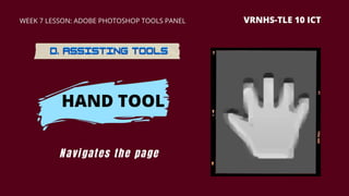 ADOBE PHOTOSHOP TOOLS PANEL | PPTX