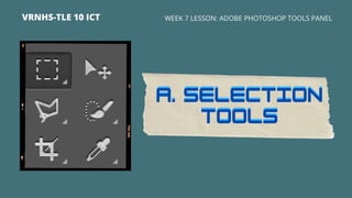 ADOBE PHOTOSHOP TOOLS PANEL | PPTX