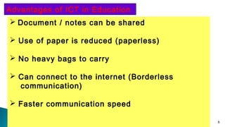 ICT IN EDUCATION | PPT