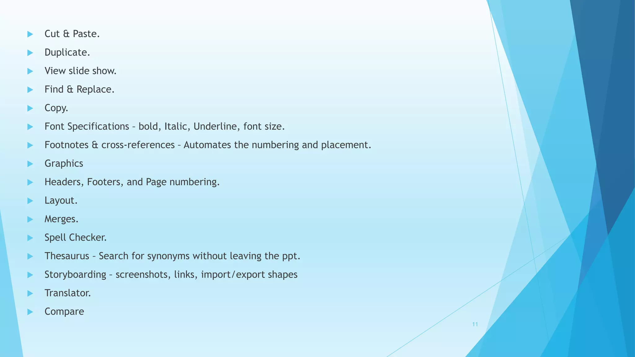 Identifying Microsoft Office Features | PPT