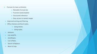 Identifying Microsoft Office Features | PPT