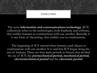 Information and Communications Technology | PPT