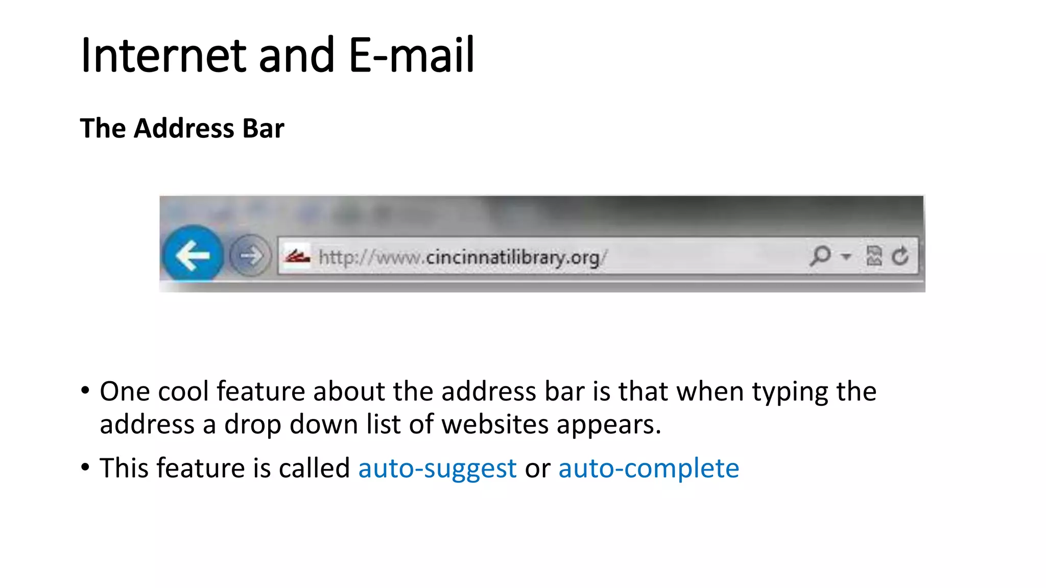 ICT 101 LECTURE 3 - INTERNET AND E-MAIL.pptx