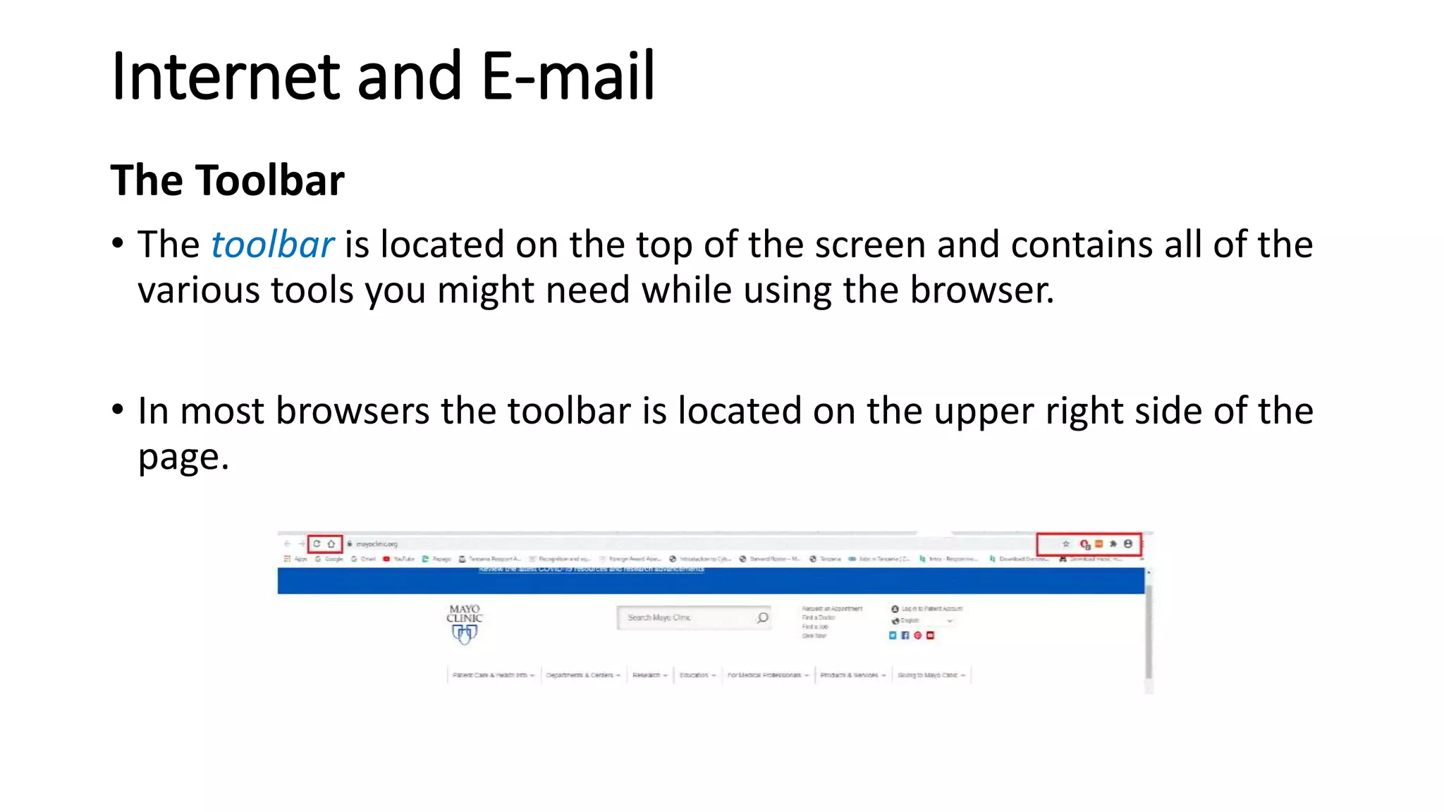 ICT 101 LECTURE 3 - INTERNET AND E-MAIL.pptx