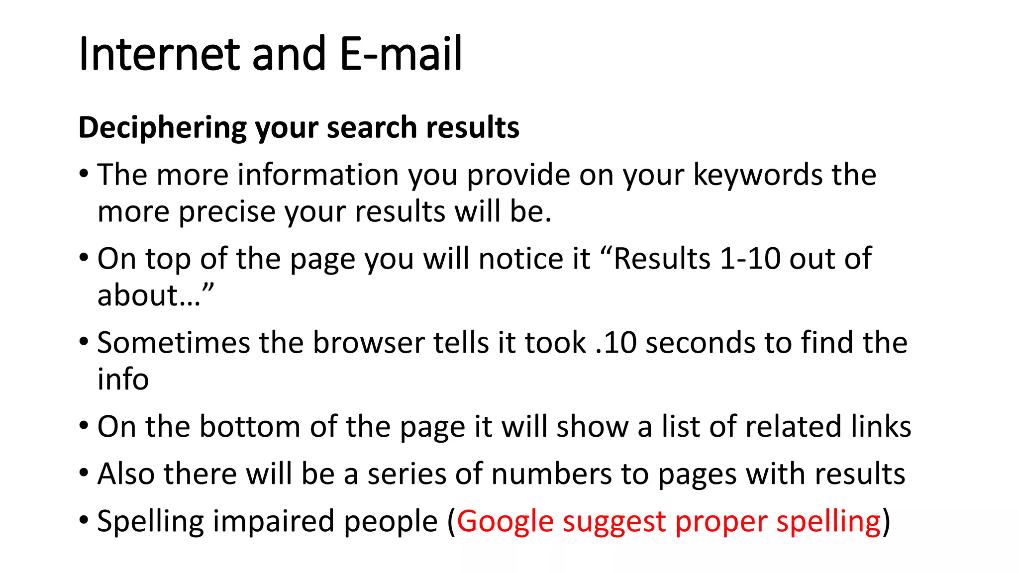 ICT 101 LECTURE 3 - INTERNET AND E-MAIL.pptx