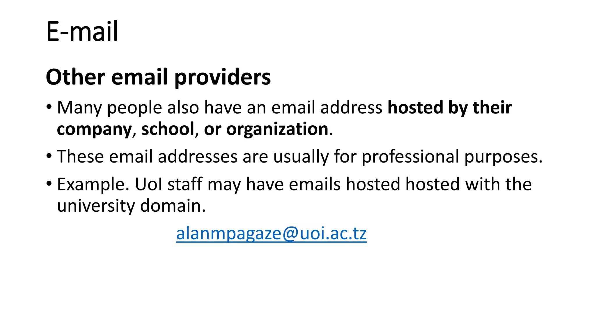 ICT 101 LECTURE 3 - INTERNET AND E-MAIL.pptx