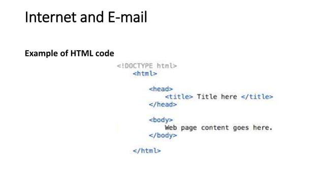 ICT 101 LECTURE 3 - INTERNET AND E-MAIL.pptx