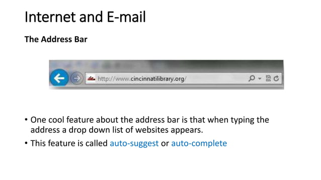 ICT 101 LECTURE 3 - INTERNET AND E-MAIL.pptx