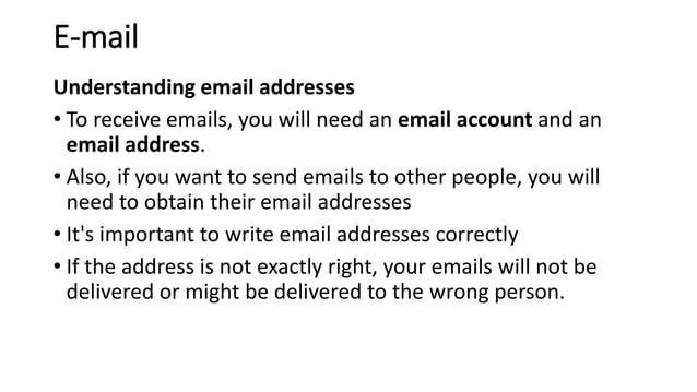 ICT 101 LECTURE 3 - INTERNET AND E-MAIL.pptx