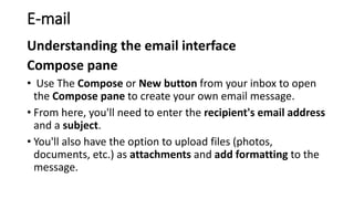 ICT 101 LECTURE 3 - INTERNET AND E-MAIL.pptx