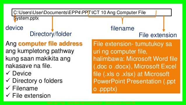 Ict 10 ang computer file system