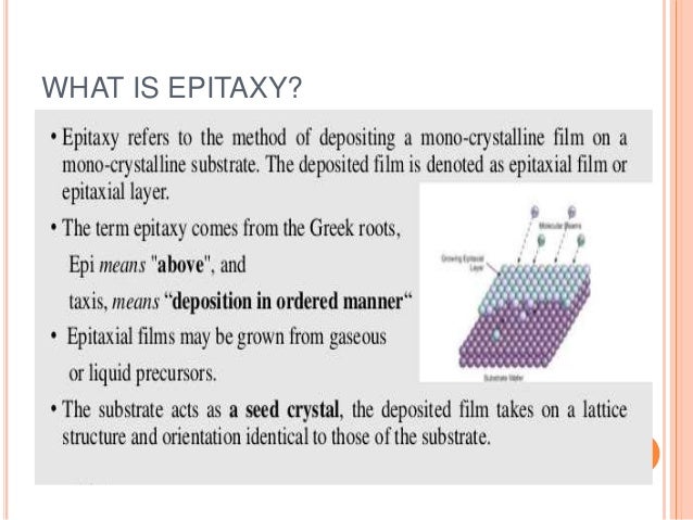 Epitaxy ppt