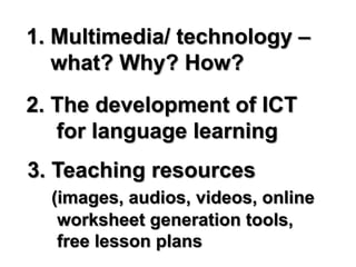 Technology for Language Teaching | PPTX