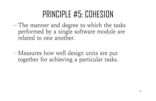 software design principles | PDF