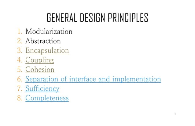 software design principles | PDF