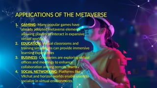 The metaverse : A Digital Transformation | PPTX