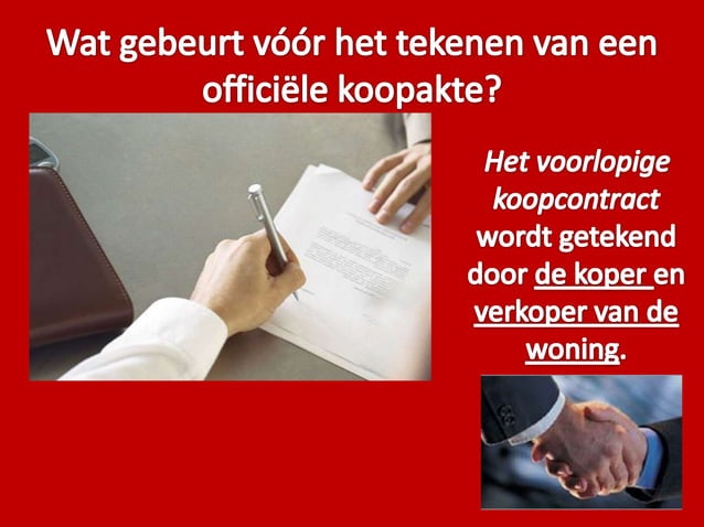 Koopcontract | PPT