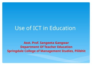 INFORMATION COMMUNICATION TECHNOLOGY RULE | PPT