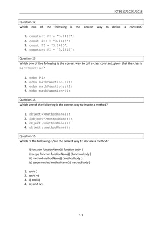 Ict3612 102 1_2018 | PDF