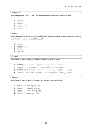 Ict3612 102 1_2018 | PDF