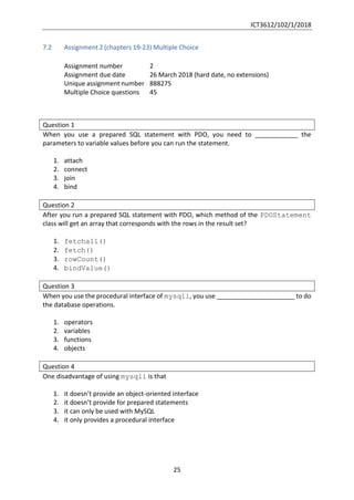 Ict3612 102 1_2018 | PDF