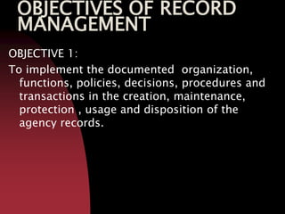 ICT4GOV information architecture_recod_management | PPT