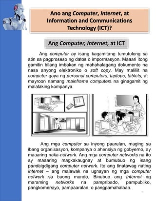 Ict4 modyul2.1 | PPTX