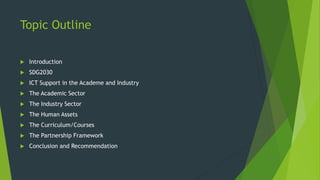 ICT4SD: The Role of Academe and Industry Sectors | PDF | Professional ...