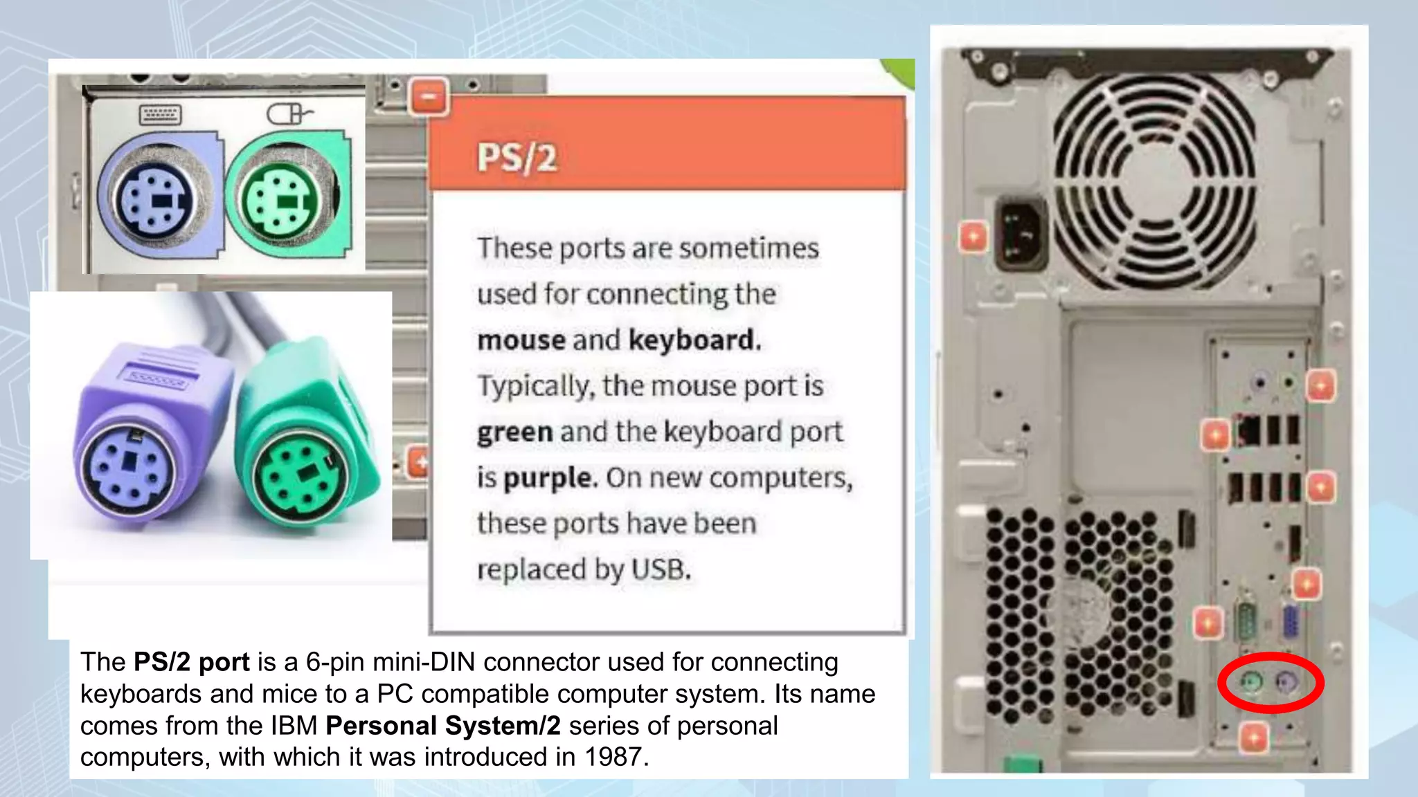 ICT 7 LESSON 3 Buttons and Ports on a Computer.ppsx