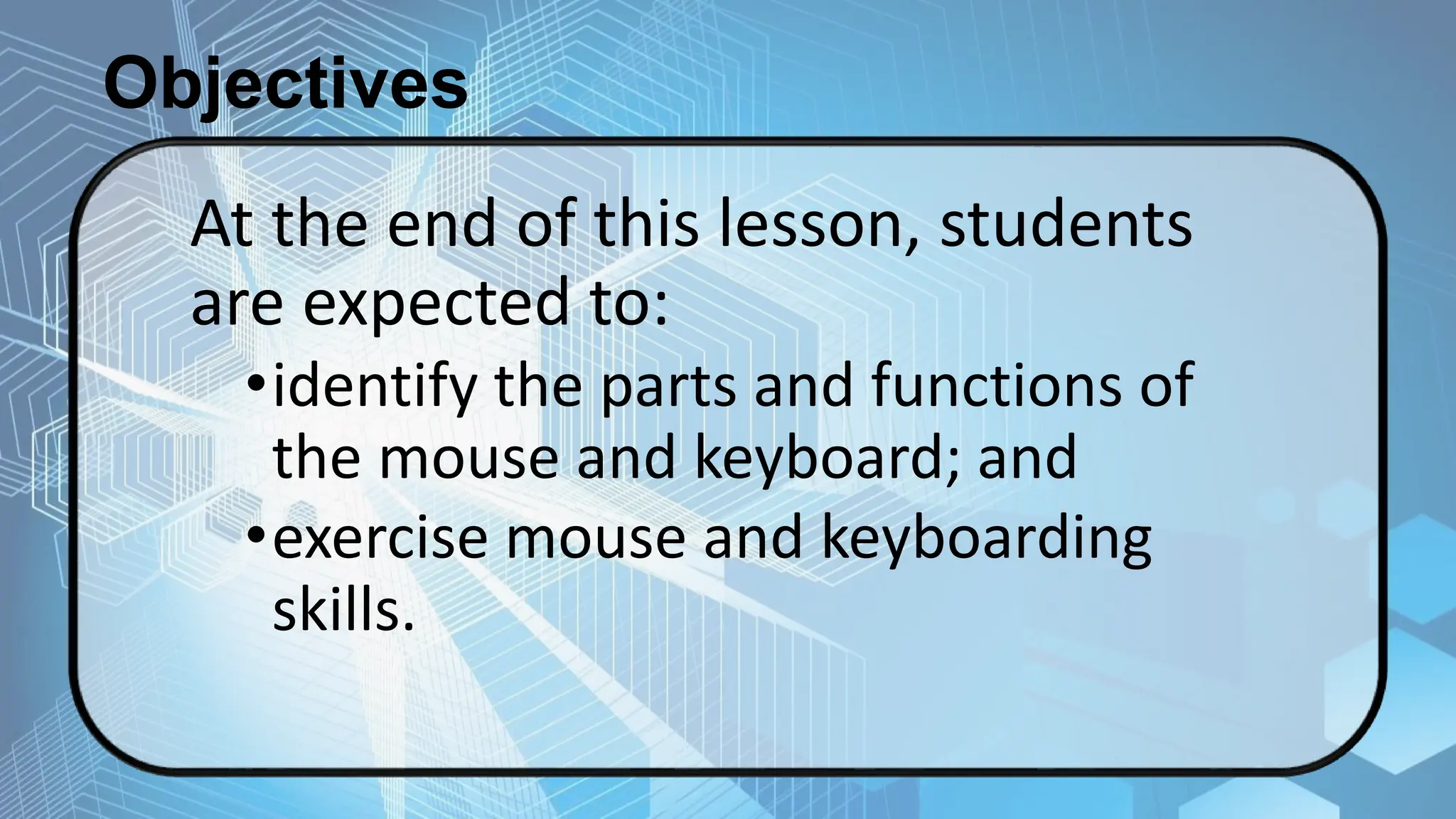 ICT 7 LESSON 4 Mouse and Keyboard.ppsx FJJ | PPSX