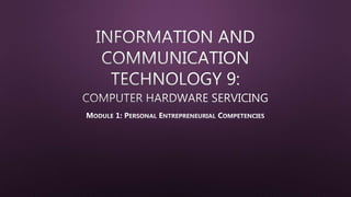 Ict 9 module 1 pecs | PPTX