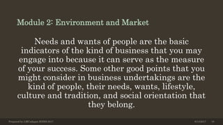 Ict 9 module 2 environment and market | PPTX