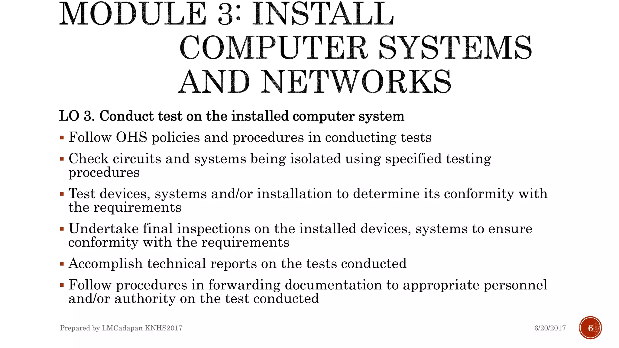 Ict 9 module 3 introduction | PPTX